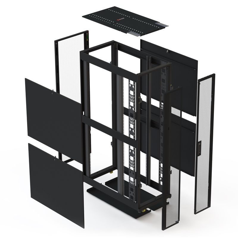 خزانة خادم رف مركز البيانات خزانة خادم معيارية رف خزانة 42U